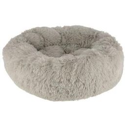 Kerbl Pet Kuschelbett Fluffy, Hellgrau, Rund, &Oslash;76cmx19cm