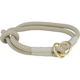 Trixie Soft Rope Zug-Stopp-Halsband beige M