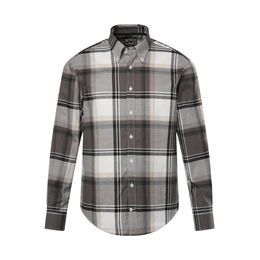 STHUGE Hemd Herren Größe 8XL grau / schwarz / weiß