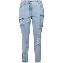 Angel of Style Jeans Damen Größe 32/34 blue denim / pastellblau