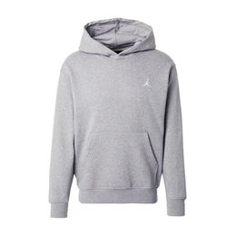 Jordan Sweatshirt 'Brooklyn Fleece' Herren Größe L graumeliert / weiß