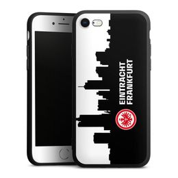 DeinDesign iPhone SE (2020) Handy Premium Silikon H&uuml;lle Handyh&uuml;lle schwarz Case Official Licensed Product Sge Eintracht Frankfurt Silikon Premium Case