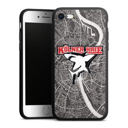 DeinDesign iPhone SE (2022) Handy Premium Silikon H&uuml;lle Handyh&uuml;lle schwarz Case Ice Hockey K&ouml;lner Haie Official Licensed Product Silikon Premium Case