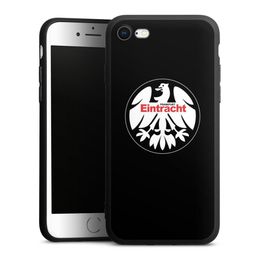 DeinDesign iPhone SE (2022) Handy Premium Silikon H&uuml;lle Handyh&uuml;lle schwarz Case Eintracht Frankfurt Sge Official Licensed Product Silikon Premium Case