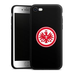 DeinDesign iPhone SE (2020) Handy Premium Silikon H&uuml;lle Handyh&uuml;lle schwarz Case Eagle Eintracht Frankfurt Sge Silikon Premium Case