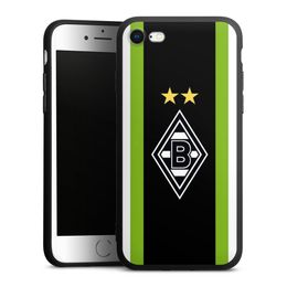 DeinDesign iPhone SE (2020) Handy Premium Silikon H&uuml;lle Handyh&uuml;lle schwarz Case Logo Gladbach Borussia M&ouml;nchengladbach Silikon Premium Case