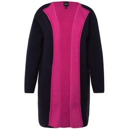 Ulla Popken Knit Cardigan female Blue size 54-56