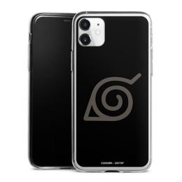 DeinDesign iPhone 11 Handy Slim Case Silikon Handyh&uuml;lle transparent H&uuml;lle extra d&uuml;nn Konoha Naruto Shippuden Logo Silikon Slim Case