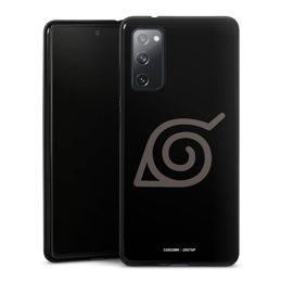 DeinDesign Galaxy S20 FE 5G Handy Silikon H&uuml;lle Case schwarz Handyh&uuml;lle Naruto Shippuden Logo Konoha