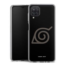 DeinDesign Galaxy A12 Handy Silikon H&uuml;lle Case transparent Handyh&uuml;lle Naruto Shippuden Logo Konoha Silikon Case