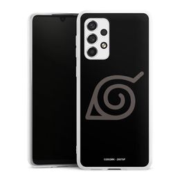 DeinDesign Galaxy A33 5G Handy Silikon H&uuml;lle Case transparent Handyh&uuml;lle Naruto Shippuden Logo Konoha Silikon Case