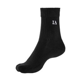 active by Lascana LASCANA ACTIVE Damen Tennissocken, 6x schwarz, Gr&ouml;&szlig;e 39/42