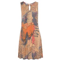 Buffalo Damen Strandkleid, animal bedruckt, Gr&ouml;&szlig;e 40