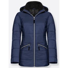 WITT Damen Steppjacke mit Wattierung, w&auml;rmend, marine, Gr&ouml;&szlig;e 42