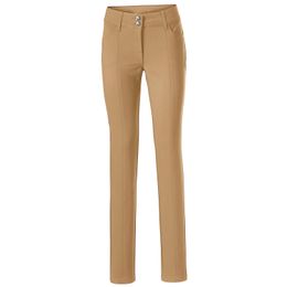 Heine Witt Damen Bootcuthose aus Techno-Stretch, camel, Gr&ouml;&szlig;e 34