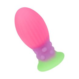 EIS Strukturierter Analplug aus Silikon, 8,5 cm