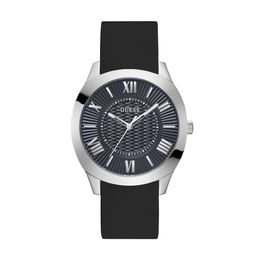 Guess Analoguhr Herren Gr&ouml;&szlig;e One Size navy / schwarz / silber