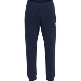 Hummel Sporthose 'Dayton' Herren Gr&ouml;&szlig;e XL navy / rot / naturwei&szlig;
