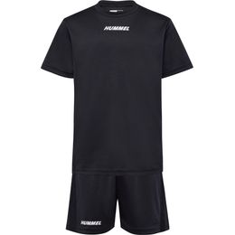 Hummel Sportanzug Jungen Gr&ouml;&szlig;e 140 schwarz / wei&szlig;