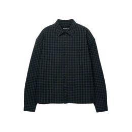 Pull&Bear Pull&bear Hemd Herren Gr&ouml;&szlig;e M navy / dunkelgr&uuml;n