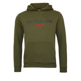 U.S. Polo Assn. Sweatshirt Herren Gr&ouml;&szlig;e L navy / oliv / feuerrot