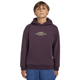 Hoodie Element "Skateboard", Kinder, Gr. 12(148-156cm), lila (plum perfect), [Hauptstoff] 40% Polyester, 30% Baumwolle, 30% Baumwolle, Sweatshirts