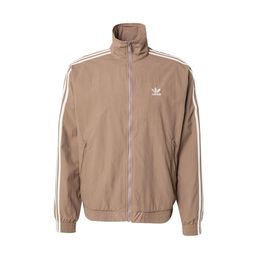adidas originals Jacke 'Adicolor Firebird' Herren Größe S hellbraun / weiß