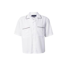 Abercrombie & Fitch Abercrombie & Fitch Hemd Herren Gr&ouml;&szlig;e S dunkelbraun / wei&szlig;