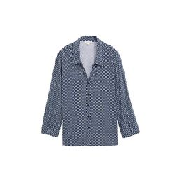 Tom Tailor Bluse Damen Gr&ouml;&szlig;e XS navy / hellblau / offwhite