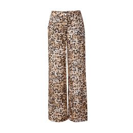 Guess Hose 'Enora' Damen Größe 44 beige / brokat / schwarz