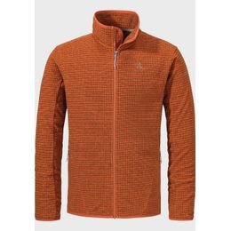 Schöffel Fleecejacke SCHÖFFEL "Hiking CIRC Fleece Jk Style Terxa MNS", Herren, Gr. 48, gelb (5845, gelb), Oberstoff : 100% Polyester, sportlich, regular fit, hoch geschlossener Ausschnitt, Langarm, Jacken