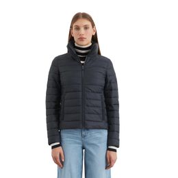 Marc O'Polo Outdoorjacke MARC O'POLO "mit recycelten Materialien", Damen, Gr. 38, blau (deep night blau), Obermaterial: 100% Polyamid, unifarben, casual, tailliert, Langarm, Jacken