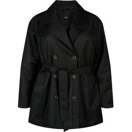 ZIZZI Mantel 'Caselin' Damen Gr&ouml;&szlig;e XL/XXL schwarz Wintermantel
