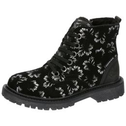 Winterstiefel Lico "Trendstiefel Malati", M&auml;dchen, Gr. 32, schwarz, Veloursleder, Schuhe Winterstiefel
