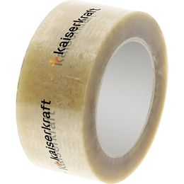 PET-Paketband, individuell bedruckt, VE 36 Rollen, Druck 3-farbig, transparent, ab 6 VE kaiserkraft