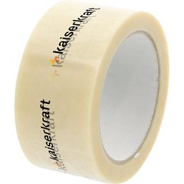 PVC-Klebeband, individuell bedruckt, VE 36 Rollen, Druck 3-farbig, transparent, ab 4 VE kaiserkraft