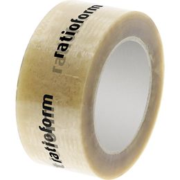 PET-Paketband, individuell bedruckt, VE 36 Rollen, Druck 1-farbig, transparent, ab 2 VE kaiserkraft