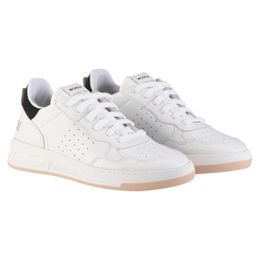 WOMSH Vintage-Sneaker , 38 - Wei&szlig;/Schwarz, Damen, aus Polyurethan