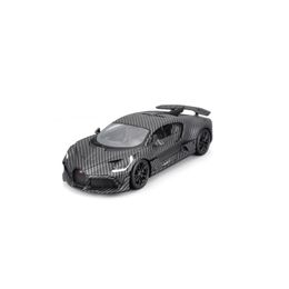 Bburago 18-11101 - Modellauto - Bugatti Divo Carbon (grau, Ma&szlig;stab 1:18) Sonderedition
