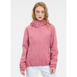 Outdoorjacke Ragwear "DIZZIE", Damen, Gr. L (40), orange (coral), Web, Obermaterial: 100% Polyester, unifarben, casual, regular fit, Langarm elastischer Bund, Jacken