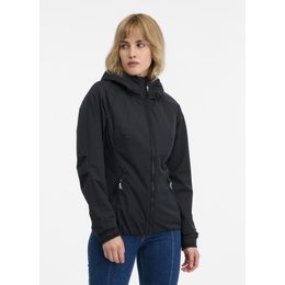 Outdoorjacke Ragwear "DIZZIE", Damen, Gr. L (40), schwarz, Web, Obermaterial: 100% Polyester, unifarben, casual, regular fit, Langarm elastischer Bund, Jacken