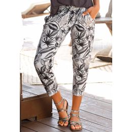 Buffalo Damen Jerseyhose, Bunt, Gr. 40, Sommerhosen, Material: Viskose