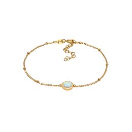 Elli Armband Kugel, Opal Damen Gr&ouml;&szlig;e 16 gold