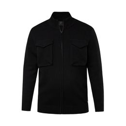 JP1880 Knit Cardigan male Black size 5XL