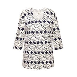 Ulla Popken Pajama Shirt female Beige size 58-60