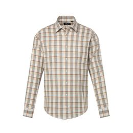 Men Plus Hemd Herren Gr&ouml;&szlig;e XL hellbeige / braun / cappuccino / hellgrau