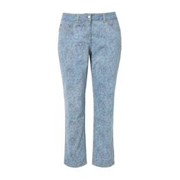 Janet & Joyce Janet & Joyce Jeans Damen Gr&ouml;&szlig;e 47/48 hellblau / grasgr&uuml;n / lavendel