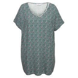 MIAMODA Shirt Damen Größe 9XL grün / schwarz / weiß
