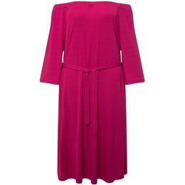 Ulla Popken Kleid Damen Größe 62/64 pink