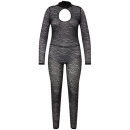 Ulla Popken Bodysuit female Black size 42-44